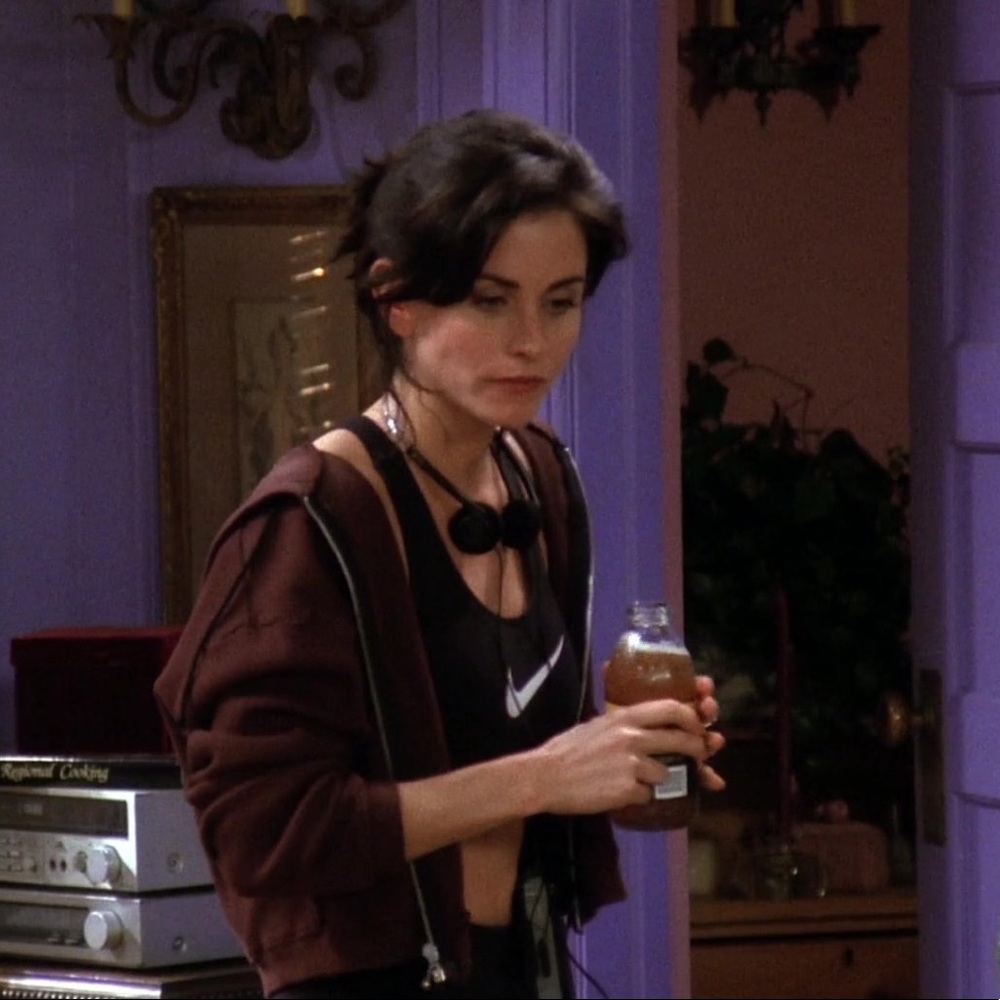 Aso Monica Friends Vintage Nike Logo Sports Bra - Gem